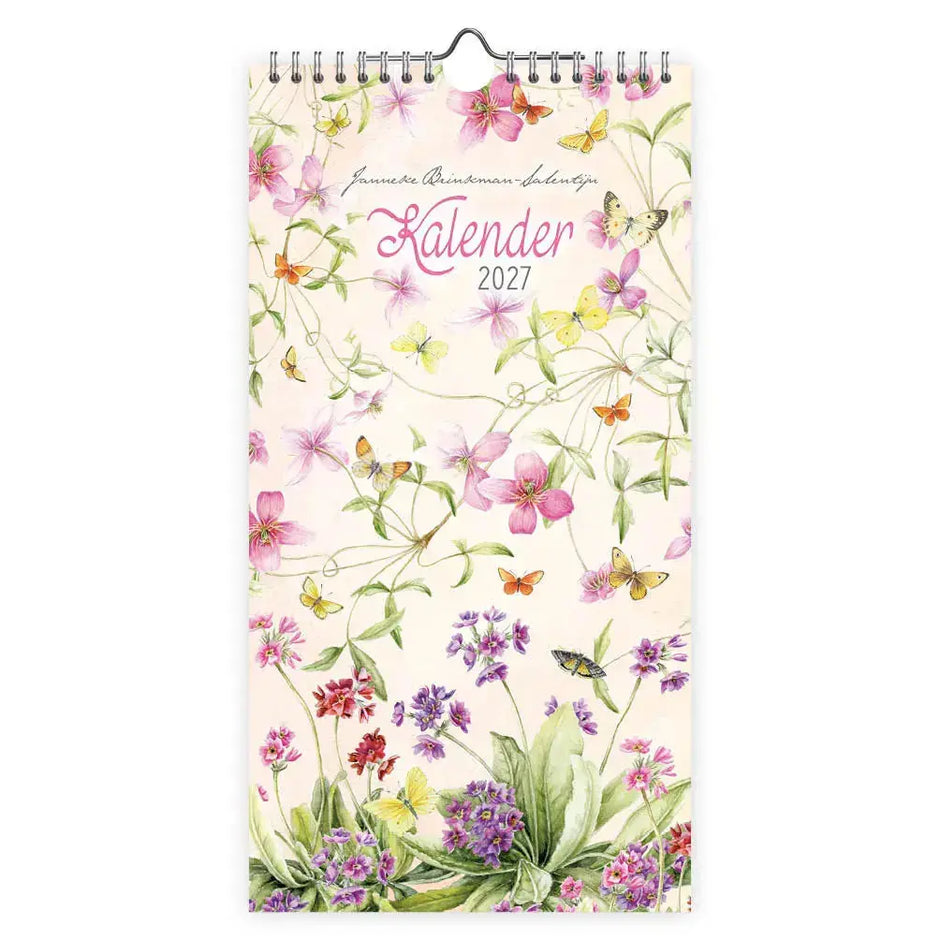 Janneke Brinkman Monthly Note Calendar 2027 Clematis and Primula — Buy?